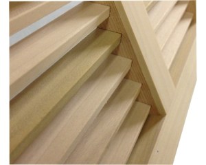 Poplar Corner Baseboard Wood Vents