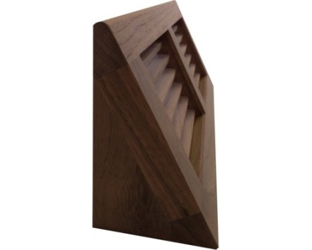Walnut Corner Baseboard Wood Vents