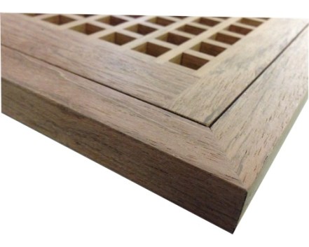 Jatoba Flush Mount Egg Crate Vents