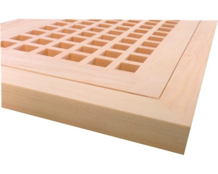 Pine Flush Mount Egg Crate Vents